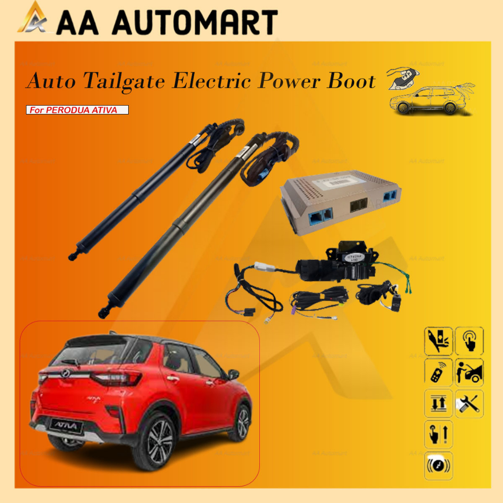 Perodua Ativa / Toyota Raize Plug & Play Electric Auto Tailgate Power ...