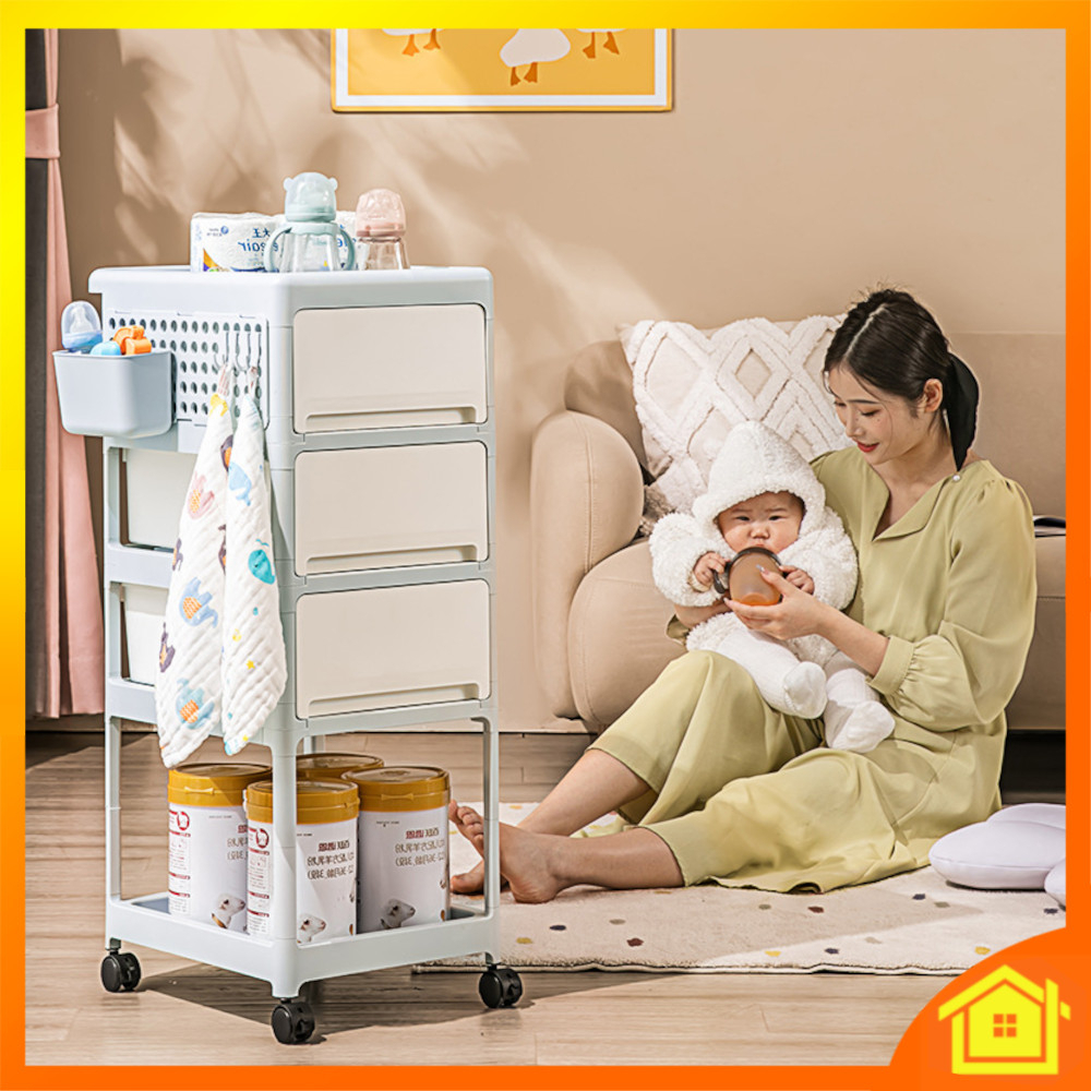 [OneHome] Baby Supplies Drawer Organizer Storage Rack Shelf Snack ...