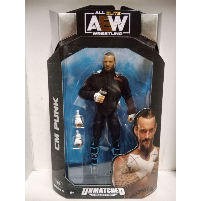 Jazwares AEW Unmatched Series 4 CM Punk Wrestling Action Figure | Shopee Malaysia