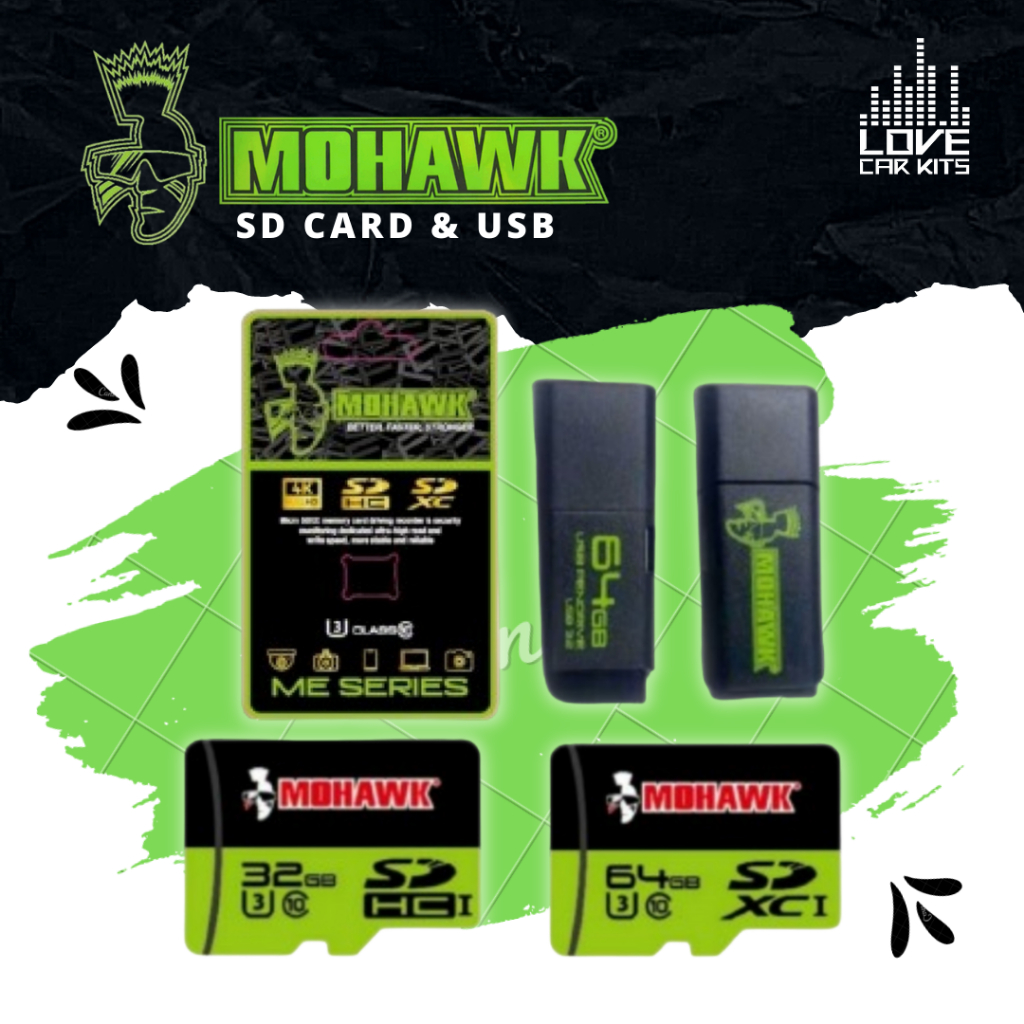 MOHAWK 32GB 64GB Micro SD Memory Card 64GB Pendrive USB | Shopee Malaysia