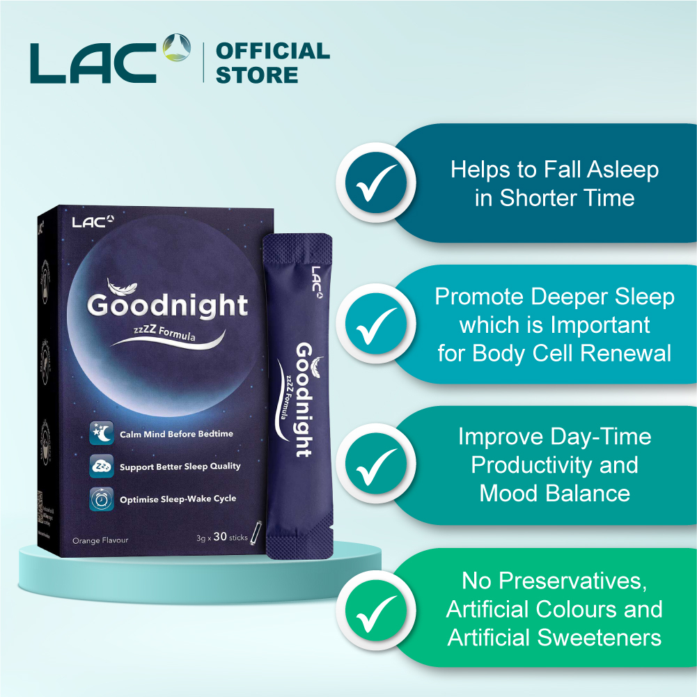LAC Goodnight Powder - Orange (3g x 30 Sticks) [Exp Sept 2027] 01406910 ...