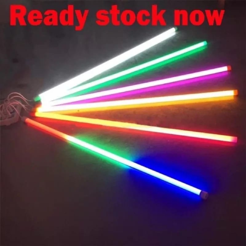 LED Colour Light Tube Waterproof 4ft T8 18W Multi Color Tube Red Yellow ...