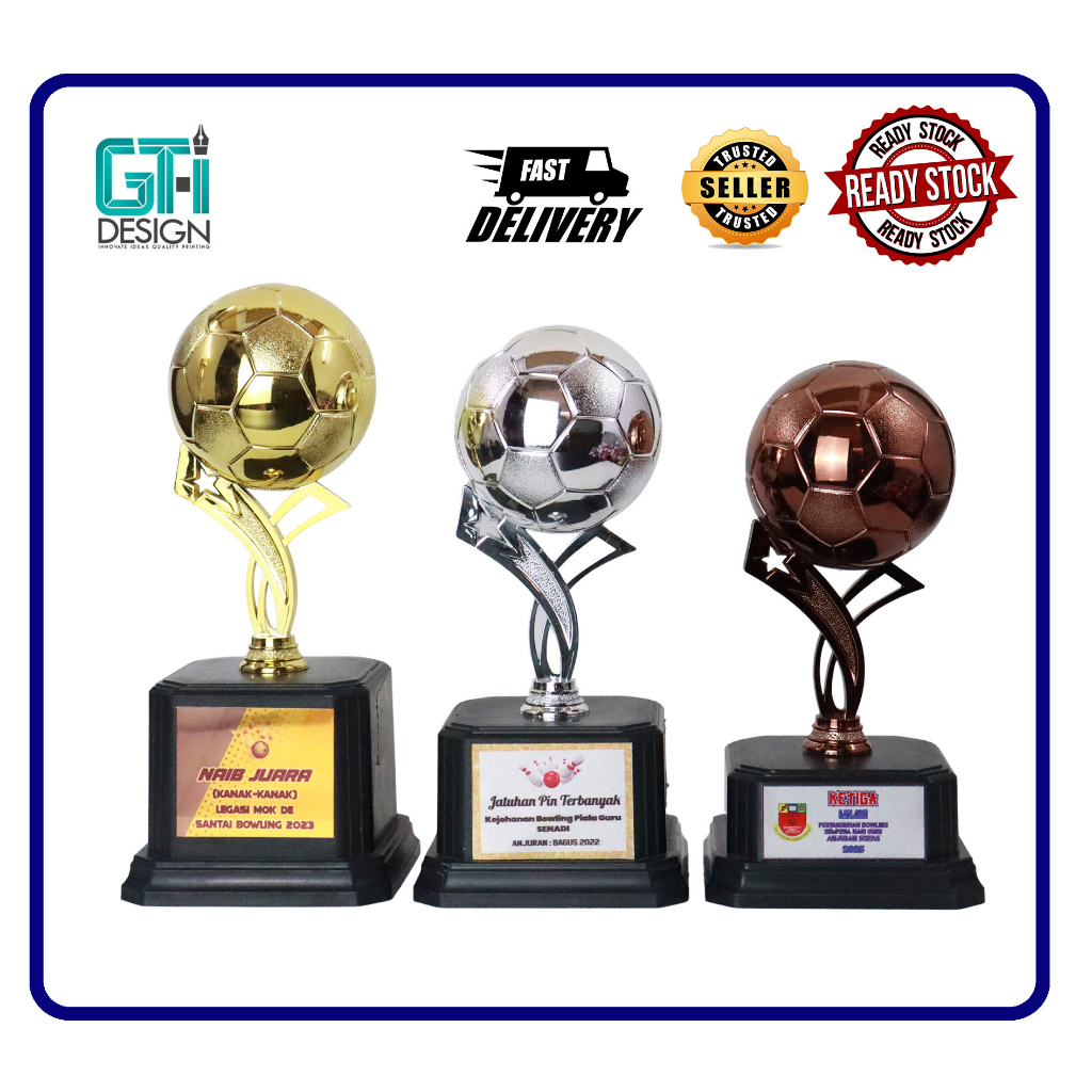 PIALA BOLA SEPAK / FUTSAL BUDGET / BUDGET FOOTBALL TROPHY ( TAPAK BERAT ...