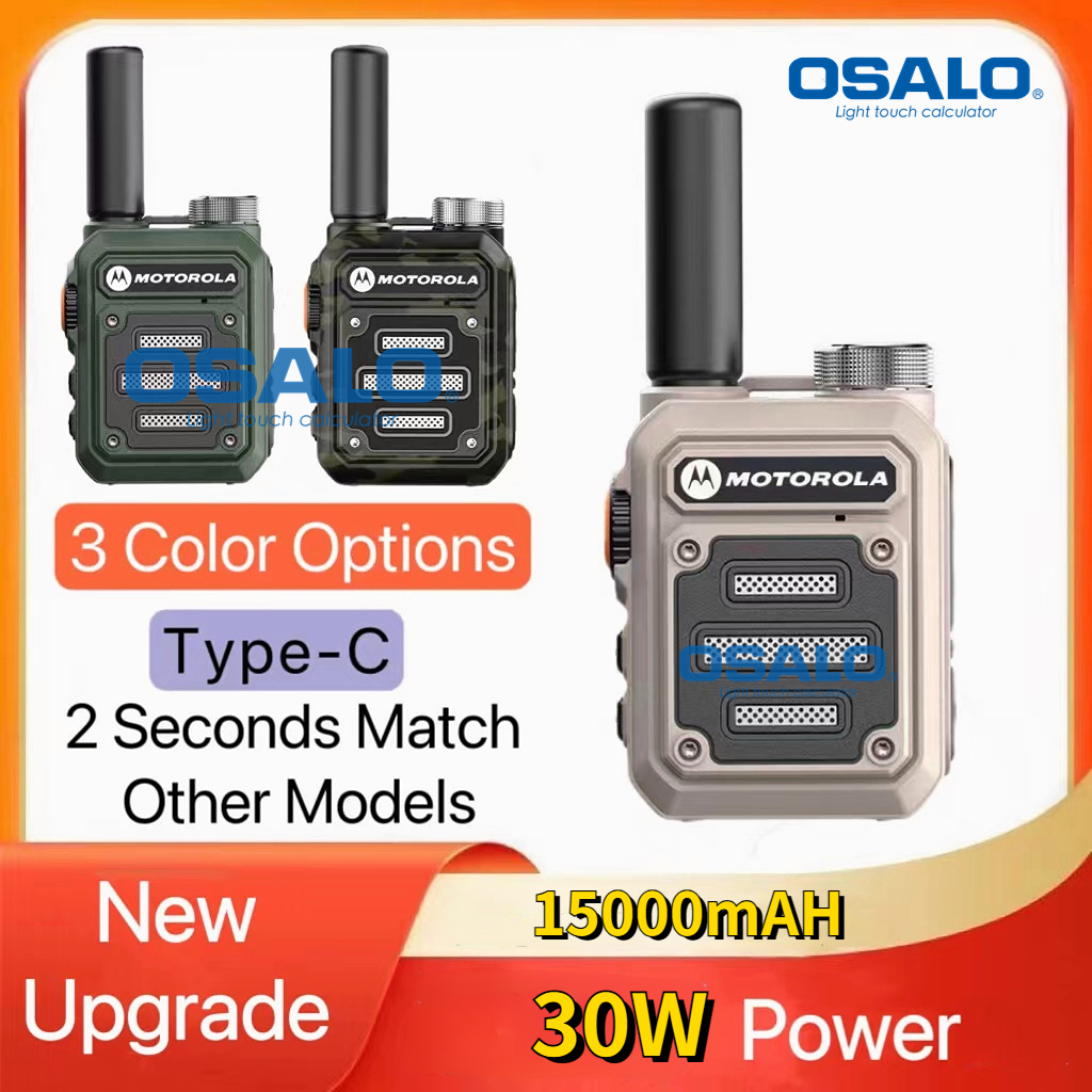 Motorola Mini Walkie Talkie One Key Copy Frequency 30W UHF 400-470MHz ...