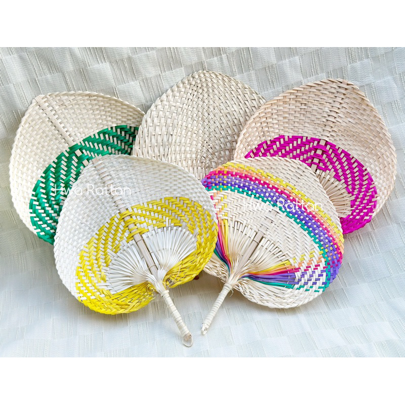 Kipas satay berwarna Steamboat bbq manual hand fan colour grill Mookata ...