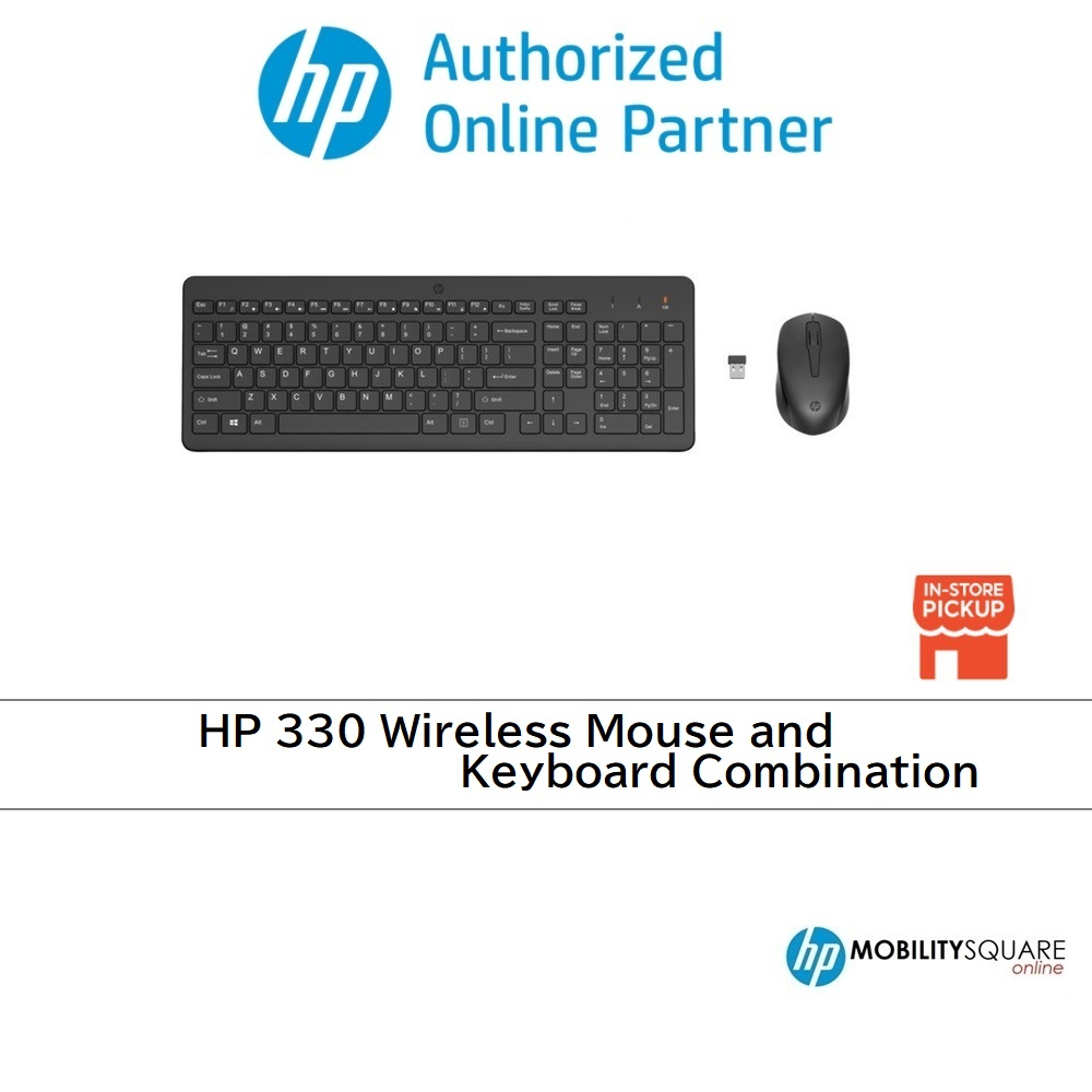 HP 330 Wireless Mouse and Keyboard Combination (2V9E6AA) | Shopee Malaysia