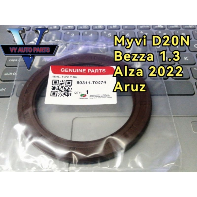 Flywheel Oil Seal Bezza 1.3 Myvi D20N 2018 Alza 2022 Aruz 90311-T0074 ...