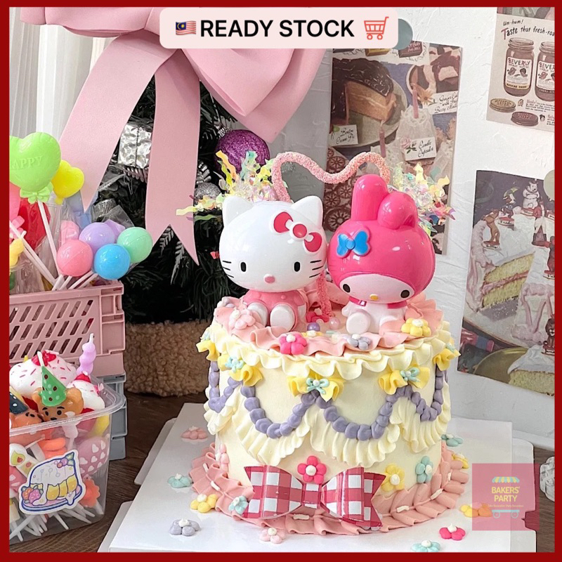 Melody Cake Topper Hiasan Cake Melody Hello Kitty Cake Topper 美乐蒂蛋糕 ...