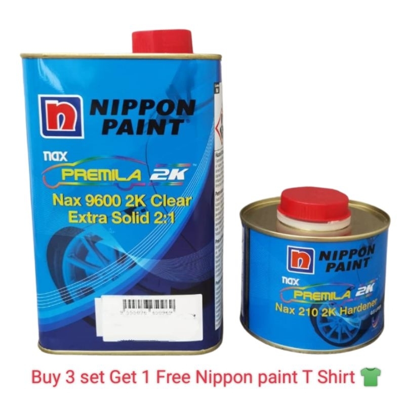 Nippon NAX 9600 Extra Solid & 9400 Quick Dry 2K Clear | Shopee Malaysia