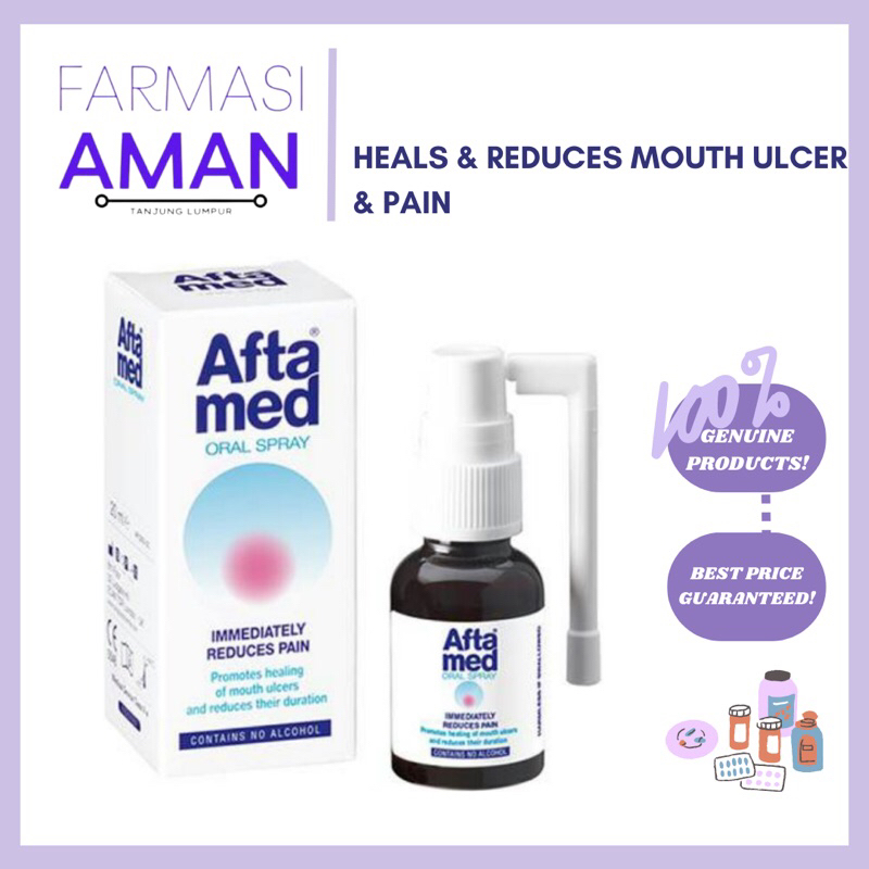 Aftamed Oral Spray 20ml (For Mouth Ulcer) | Shopee Malaysia