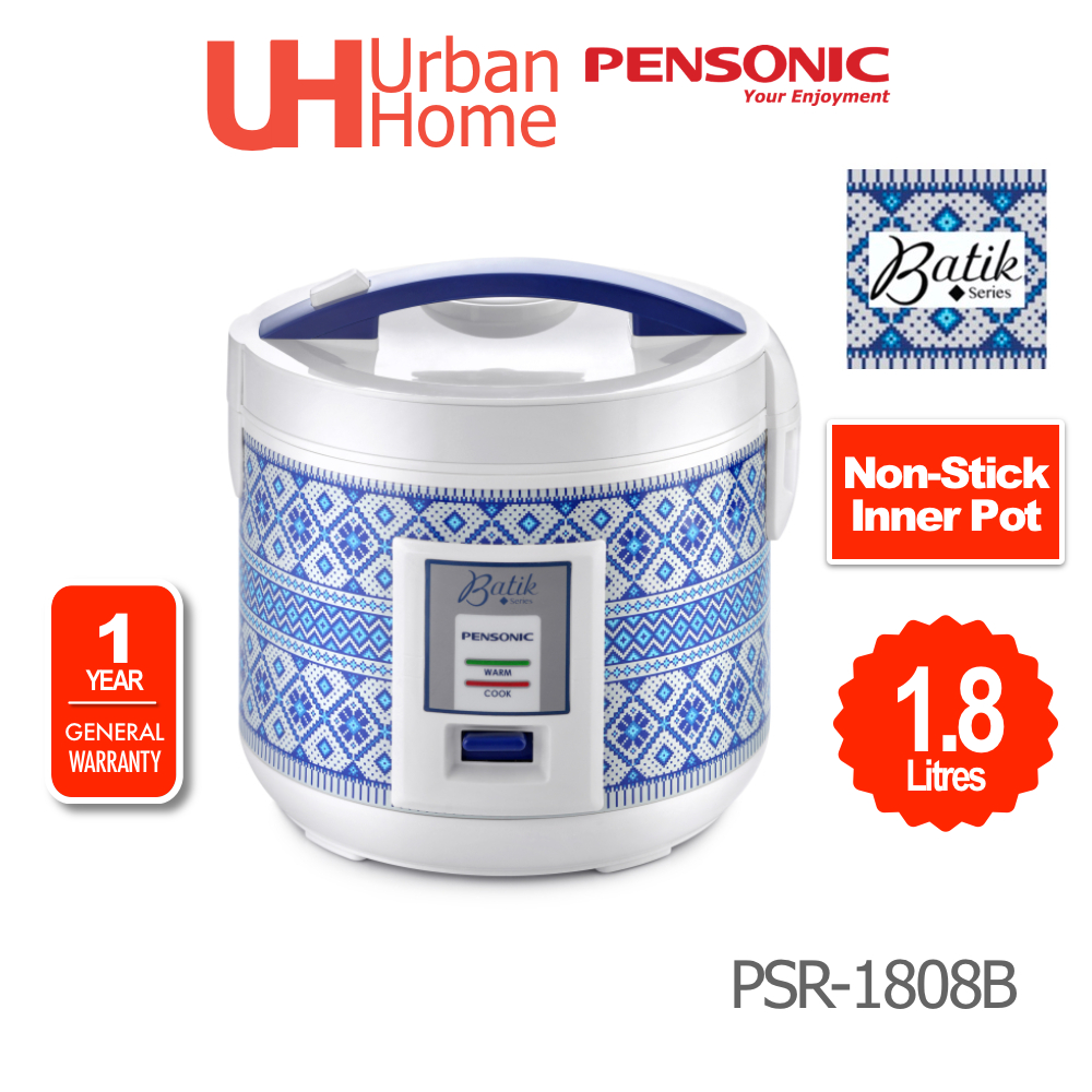 Pensonic Batik Series Rice Cooker (1.8L) PSR-1808B | Shopee Malaysia