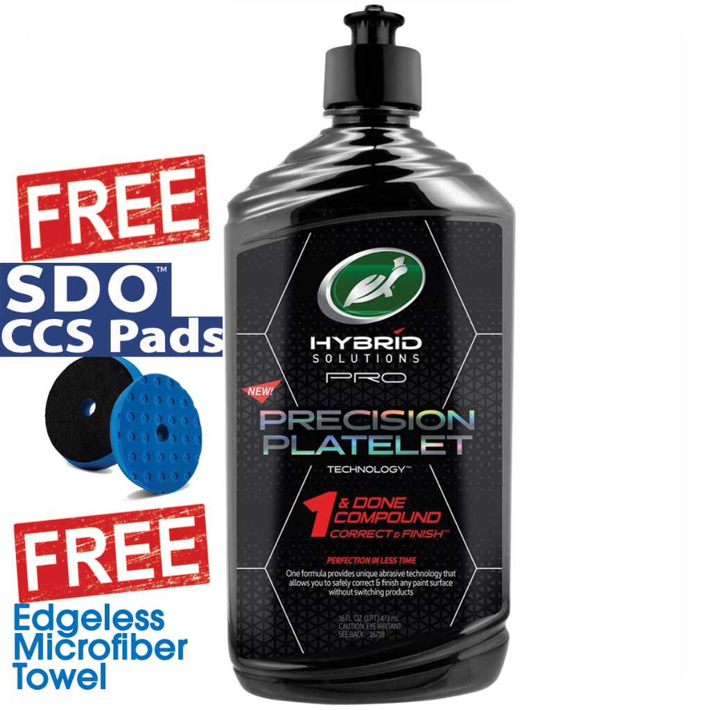 Turtle Wax Hybrid Solutions Pro 1 & Done Compound Correct and Finish ...