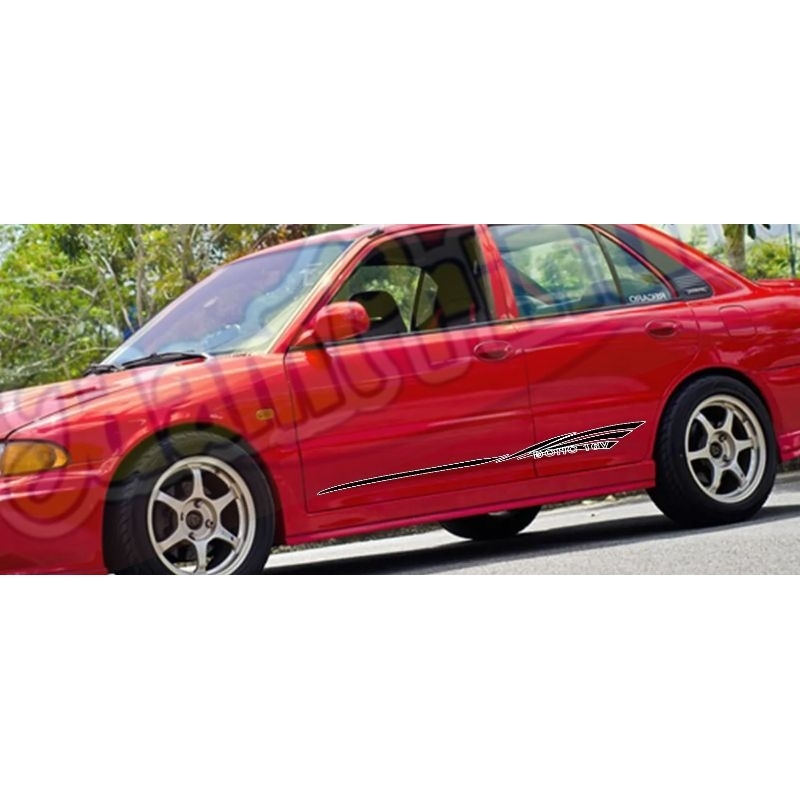 Stiker Tepi PROTON WIRA Custom (kiri & kanan) | Shopee Malaysia