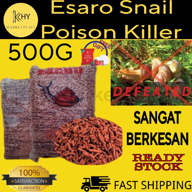 ESARO Racun Siput/ Snail Killer/ Chemical Poison Killer Molluscicide ...