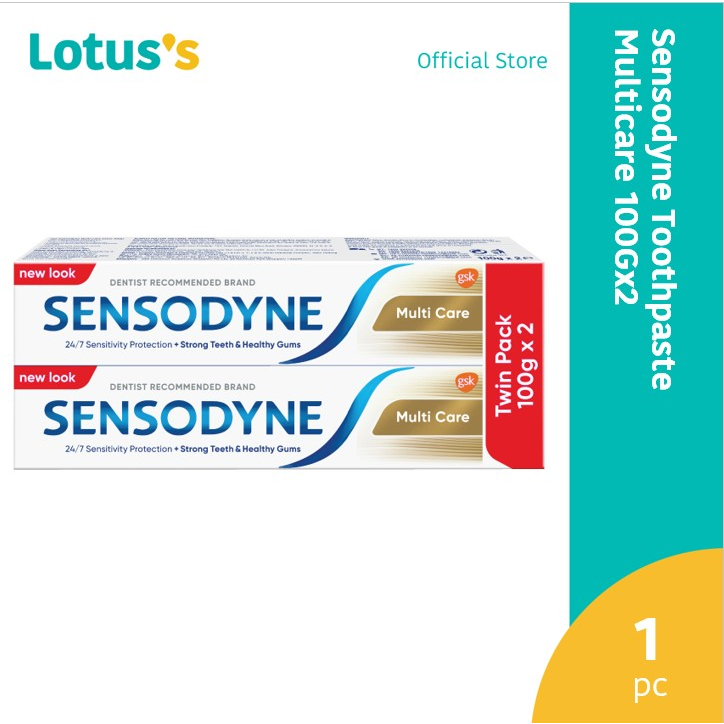 Sensodyne Toothpaste Multicare 100Gx2 | Shopee Malaysia