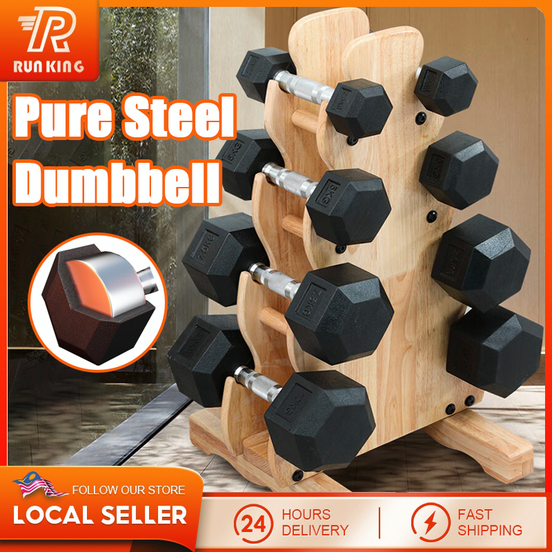 Dumbell Hexagon Dumbbell Gym Fitness Exercise Home Weight Training ...