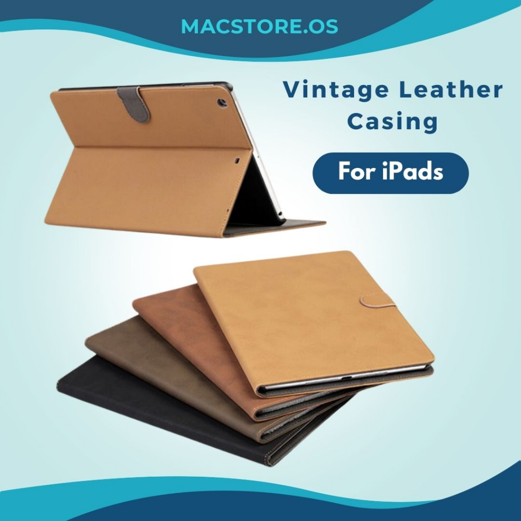 Vintage Leather Casing with Shock Proof For Ipad 10th/9th/8th/7th/Air ...