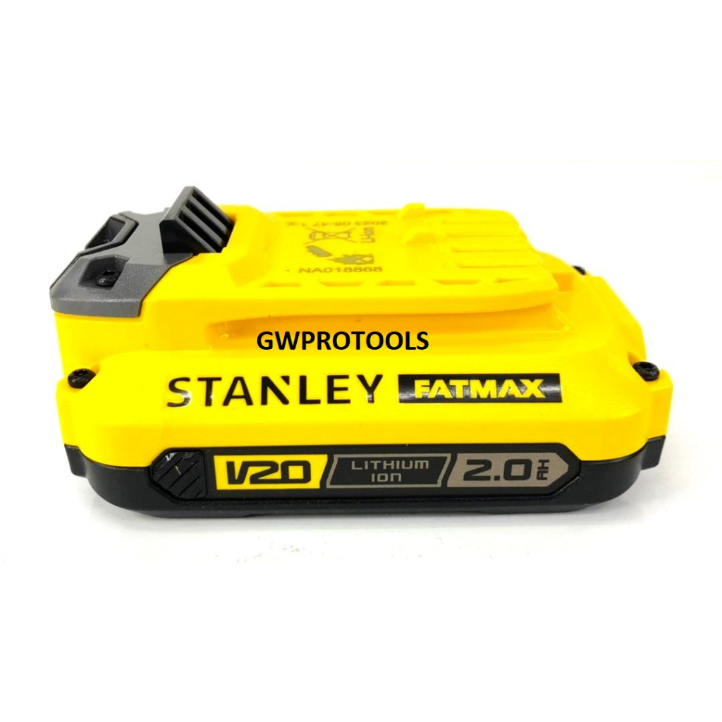 SB202 STANLEY FATMAX V20 - 20V MAX 2.0AH LITHIUM-ION BATTERY | Shopee ...