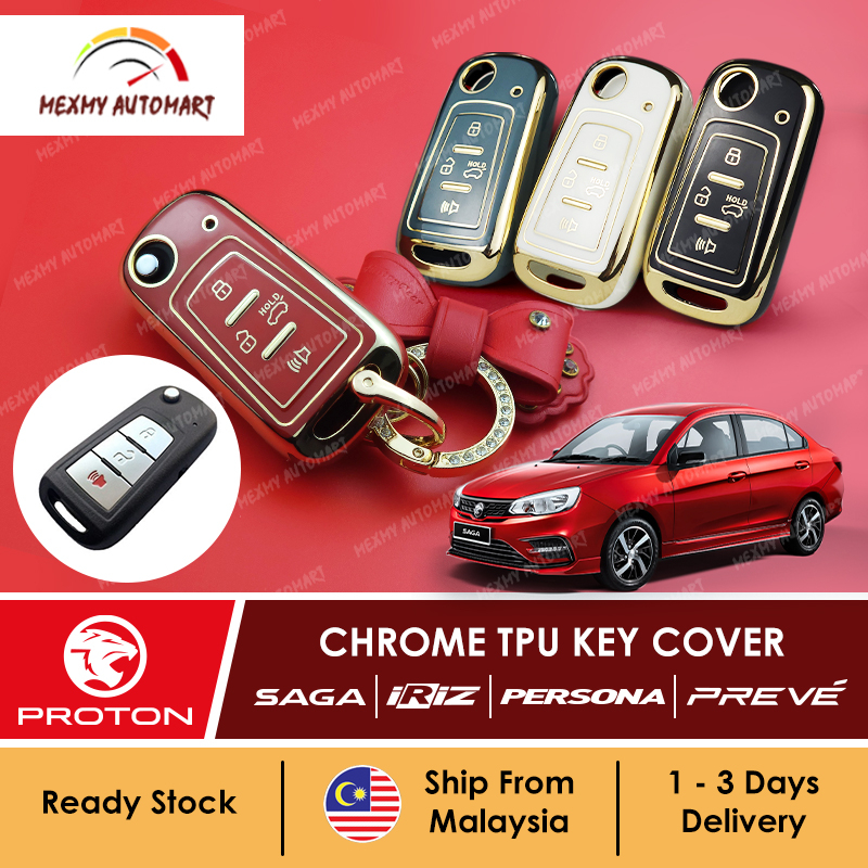 Proton Saga 2019-2020 / Iriz / Preve / Suprima S Car Key Cover TPU ...