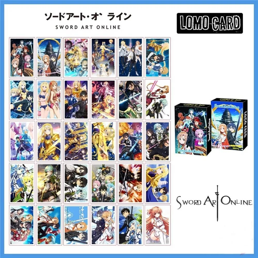 Anime Lomo Card 30pcs Photocard One Piece Genshin Impact Dragon Ball ...