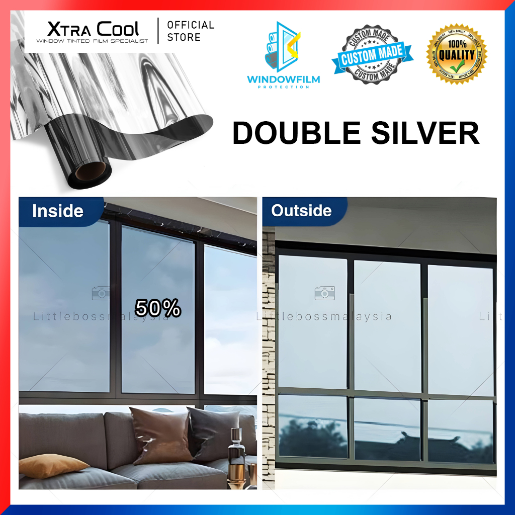 Tinted Rumah Double Silver / Tinted Sputter Reflective / Privacy Tint ...