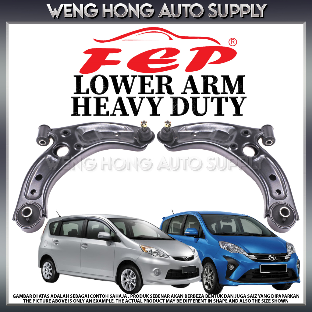 [ FEP ] Perodua Alza Front Lower Arm , Control Arm Left / Right 2009 ...