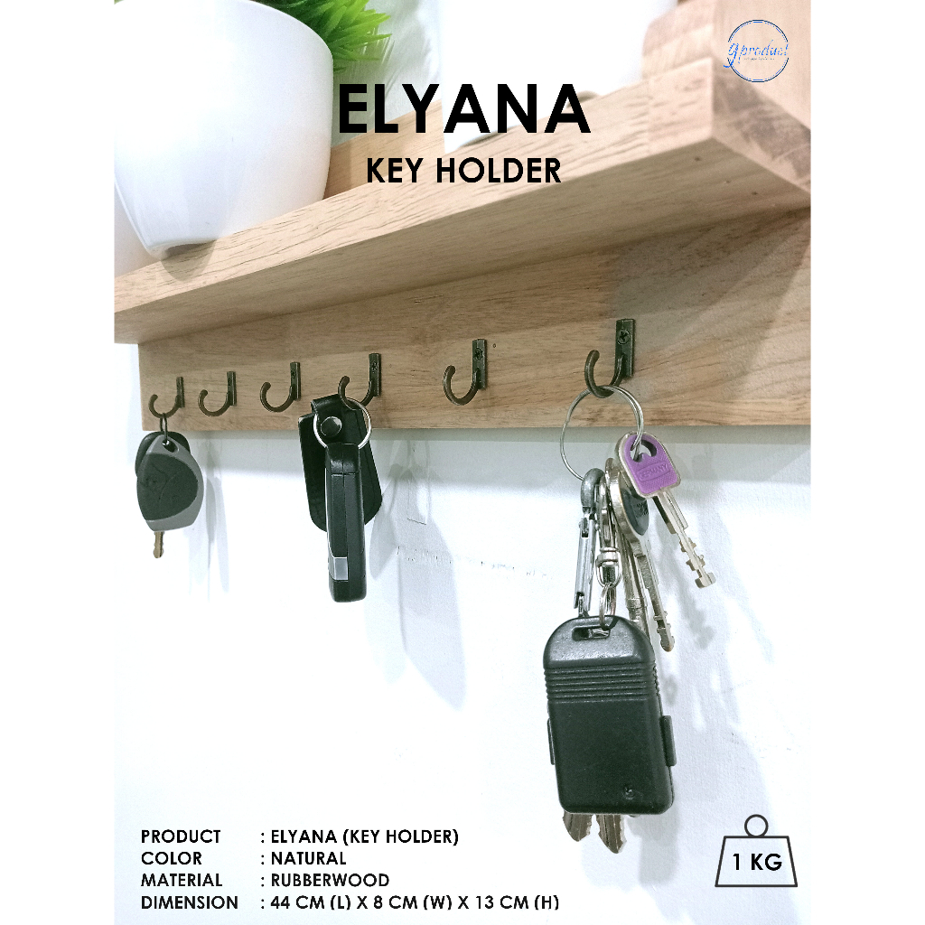 wall mount keyhook / penyangkut kunci / key hanger / key storage | Shopee Malaysia