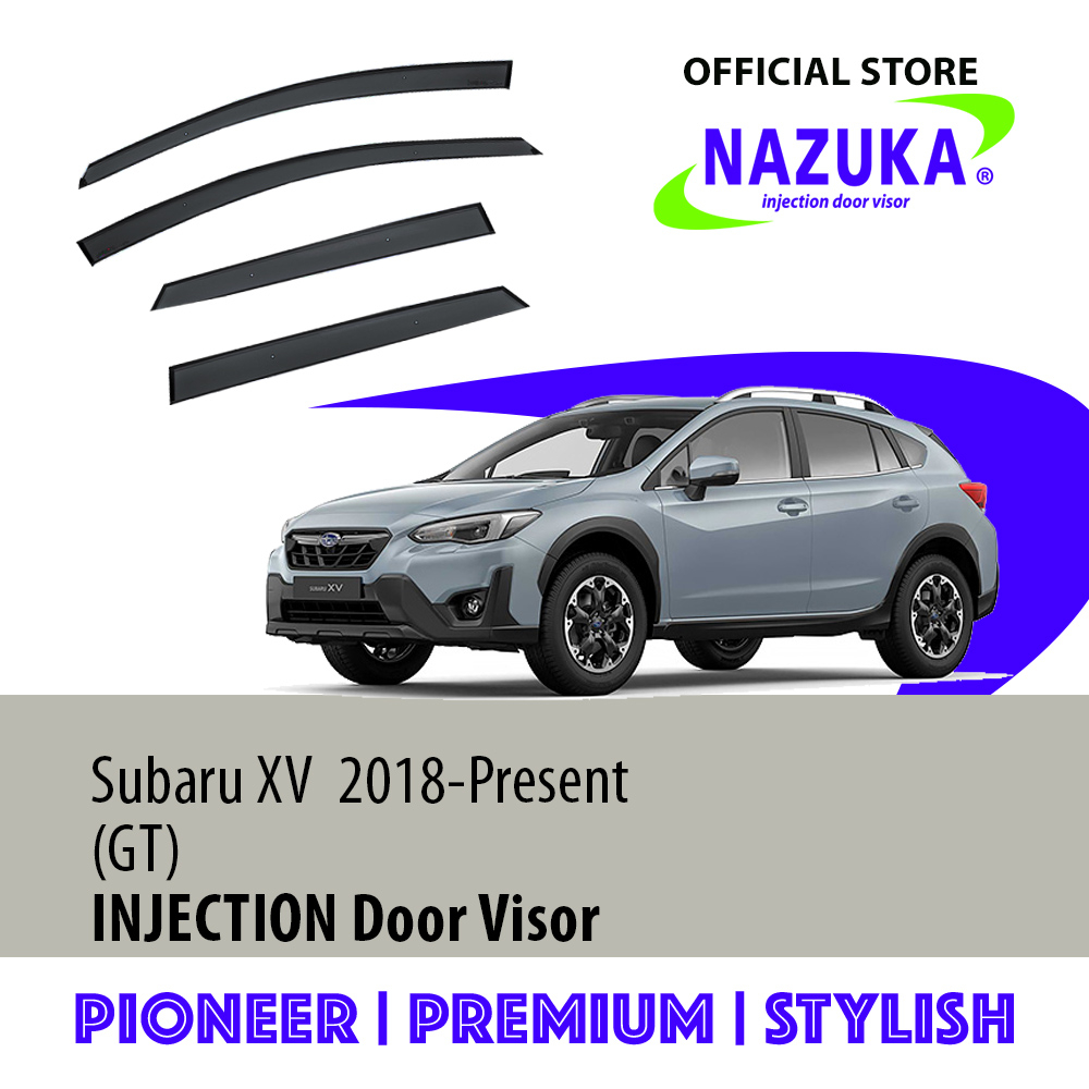 NAZUKA Subaru XV (GT) (Year 2018 -Present) INJECTION Door Visor ...