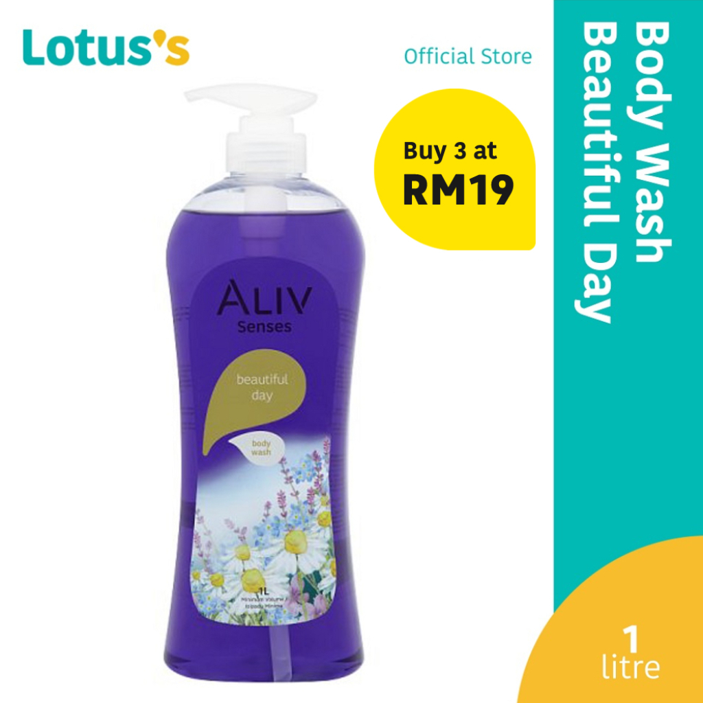 Aliv Senses Beautiful Day Body Wash (1L) | Shopee Malaysia