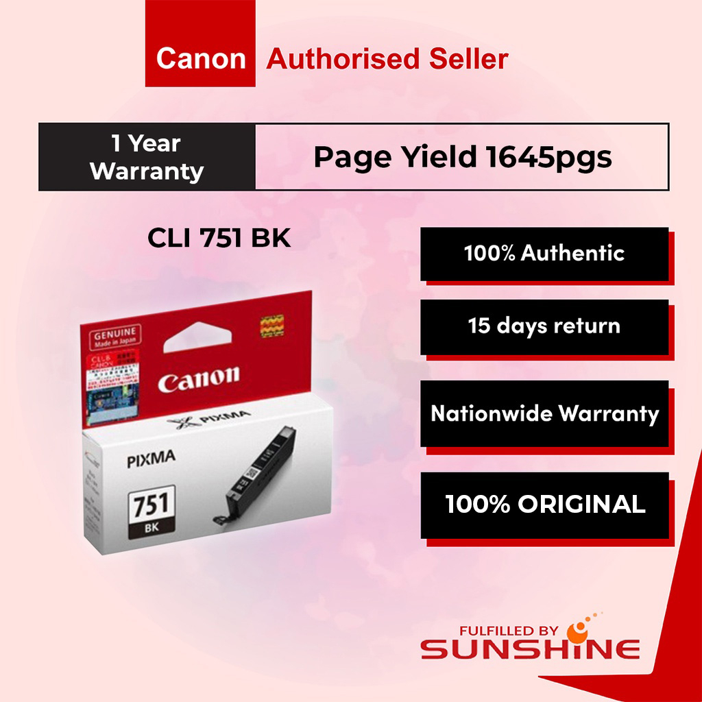 Canon PG750//CLI751CMYK Ink Cartridge | Shopee Malaysia