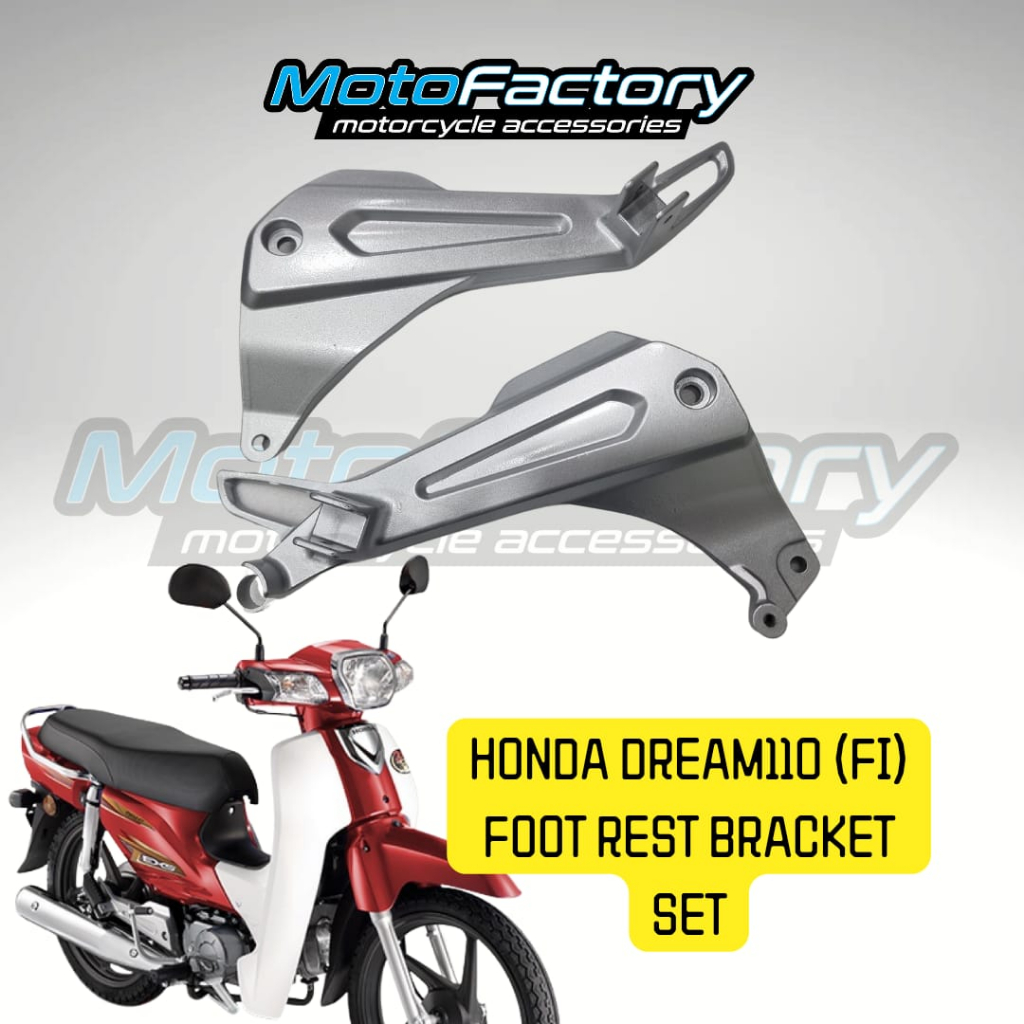 HONDA DREAM110 FUEL INJECTION EX5 DREAM110 FI FOOT REST BRACKET FOOT REST STAY SET #READY STOCK ...