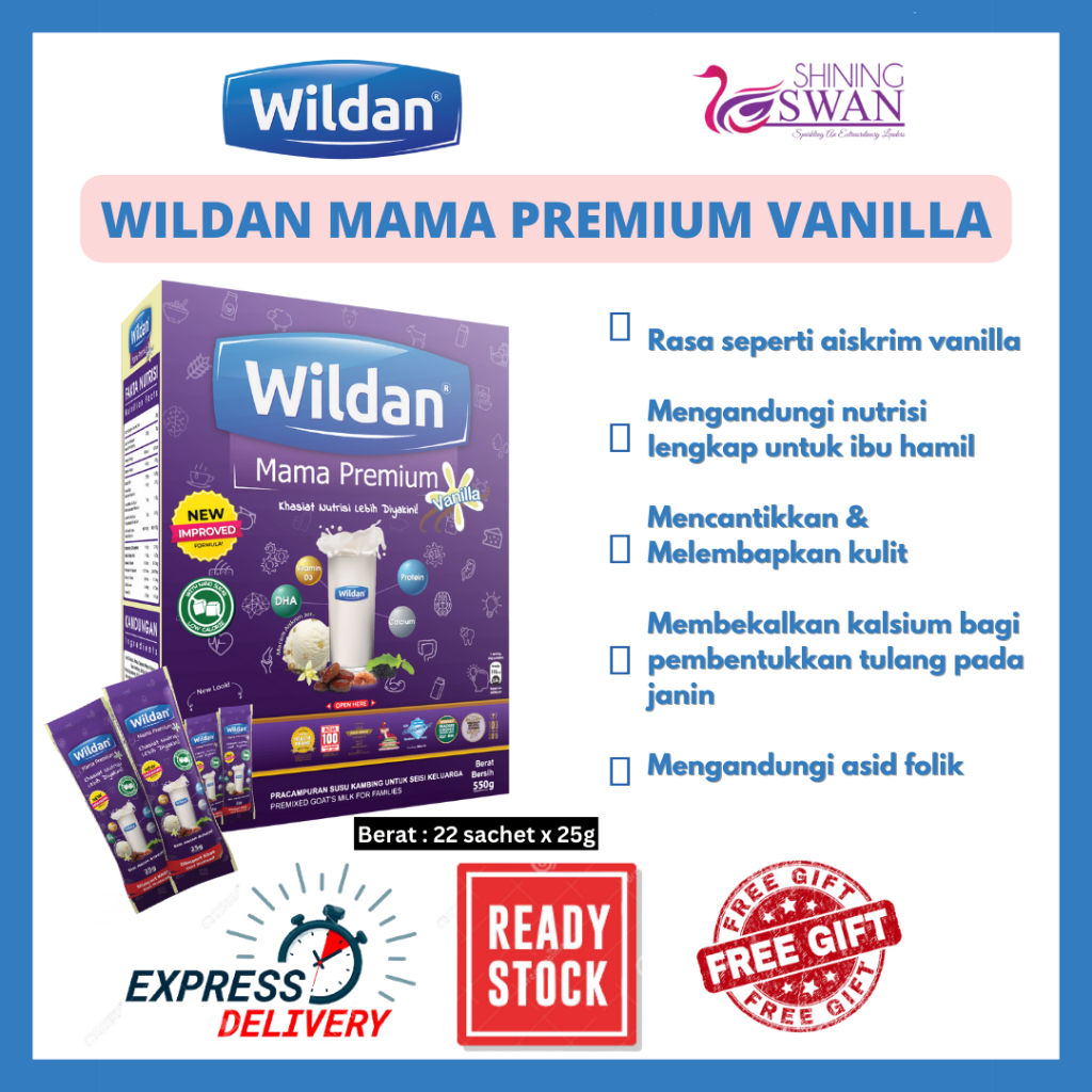 Susu Wildan Mama Premium Susu Kambing Ibu Mengandung Goat Milk Booster ...