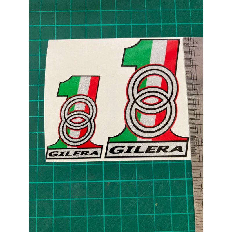 Gilera ‘nombor 1’ edition sticker | Shopee Malaysia