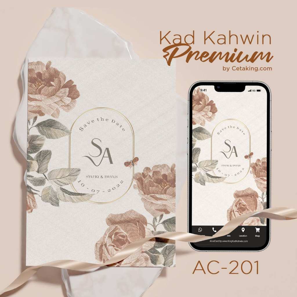 Kad Kahwin Design Premium | Kad Kahwin Murah + Digital Card | Cetaking ...