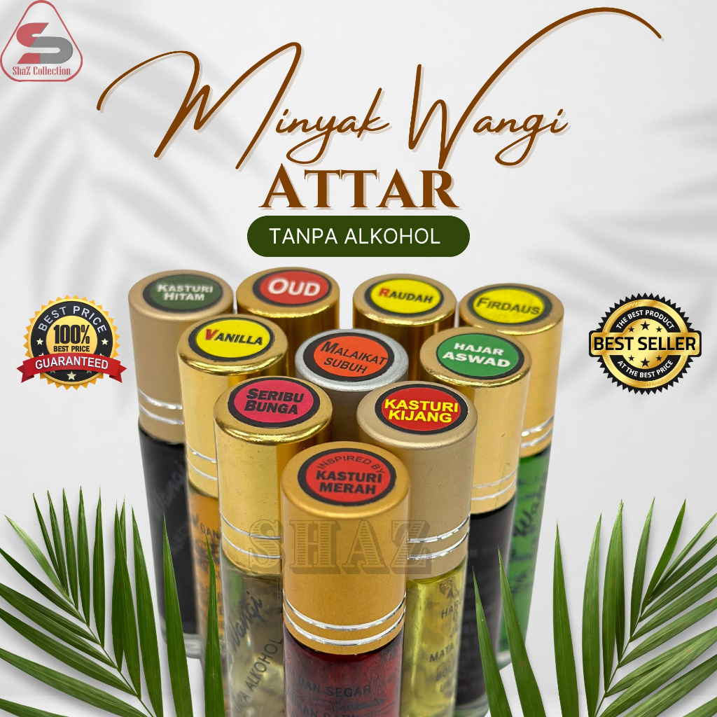 MINYAK WANGI 8ML/ MINYAK ATTAR / ATAR/ PERFUME (TANPA ALKOHOL) HALAL ...