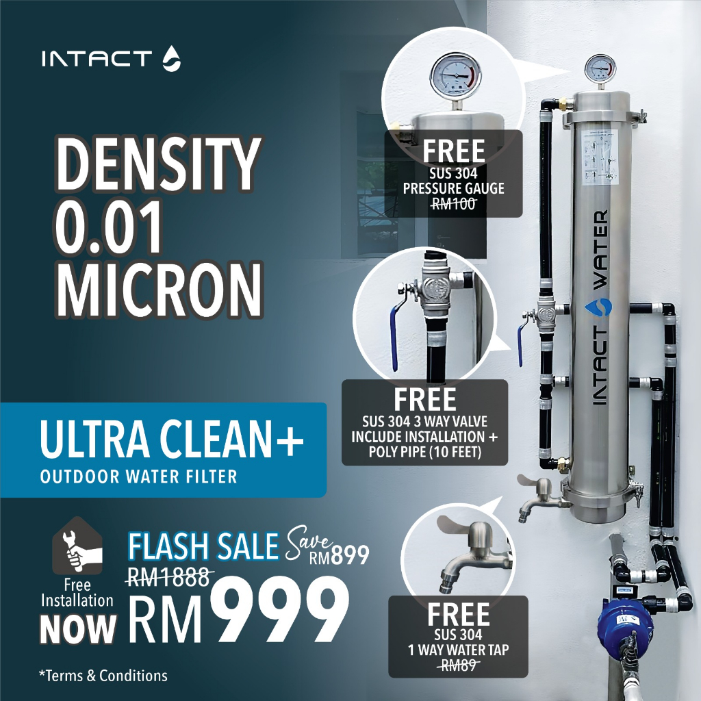 Intact Water Ultra Series Clean+ Outdoor Water Purifier Filter ...