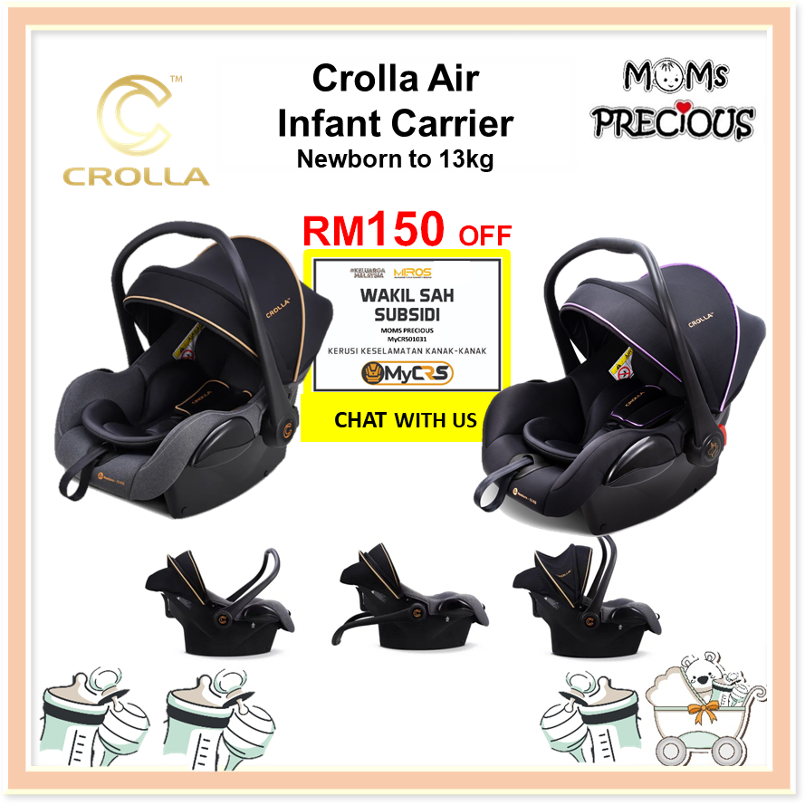 Crolla Air Infant Baby Carrier (Newborn to 13kg) | Shopee Malaysia