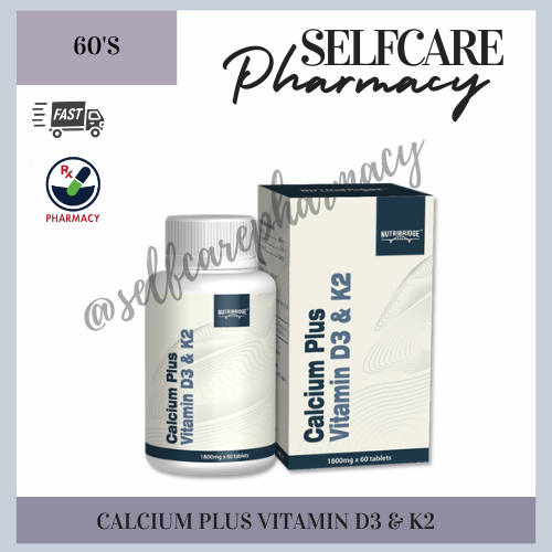 CALCIUM PLUS VITAMIN D3 & K2 (60's) | Shopee Malaysia