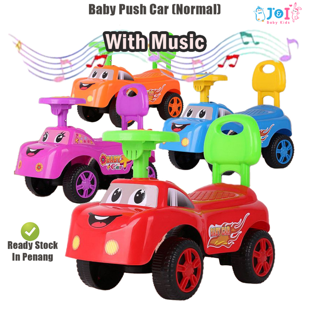 4 Wheels Ride On Toy Car With Music, kids Push Car, Baby Push car, Push ...