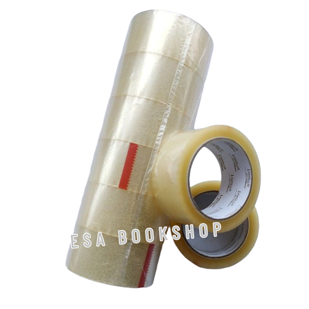 (ESA)Apollo OPP Transparent Tape 48MM x 90Yards (6 Pcs) | Shopee Malaysia