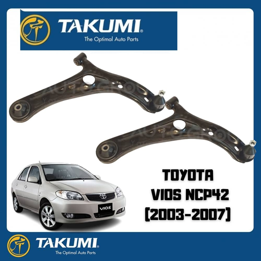 Takumi Lower Arm Toyota Vios Ncp42 [2003-2007 ]Front set [Left&right] | Shopee Malaysia