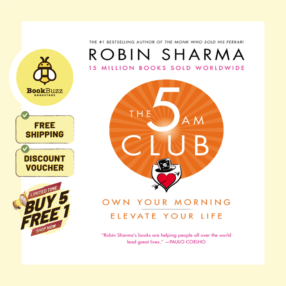 The 5am Club By Robin S. Sharma Psychology | Motivation Book | Self ...