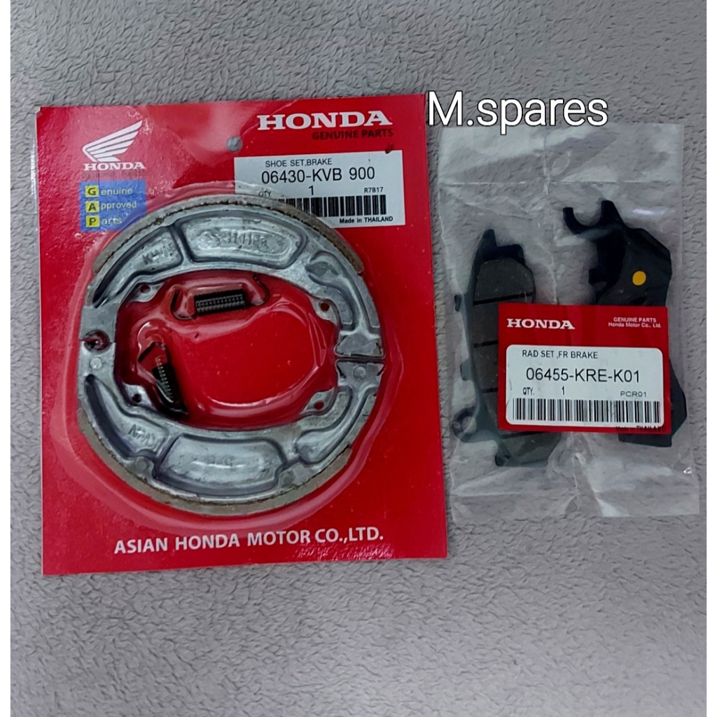 HONDA PCX150 V3 (2018-2020) REAR DISC PAD OE // MADE IN THAILAND ...