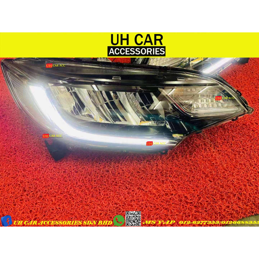 HONDA JAZZ GK 2014-2023 LED HEADLAMP HEAD LAMP LIGHT LIGHTS DRL ...