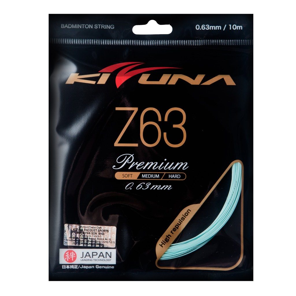 Kizuna Badminton String Z63X Premium / Tali Badminton Kizuna Z63X ...