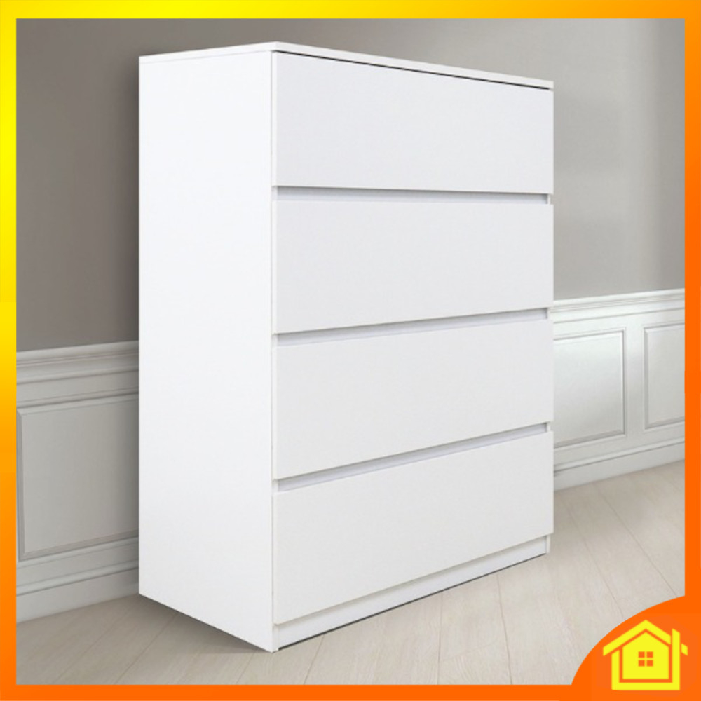 [OneHome] 4 Layer Chest Drawer Bedside Shelf Cabinet Cupboard Bedroom ...