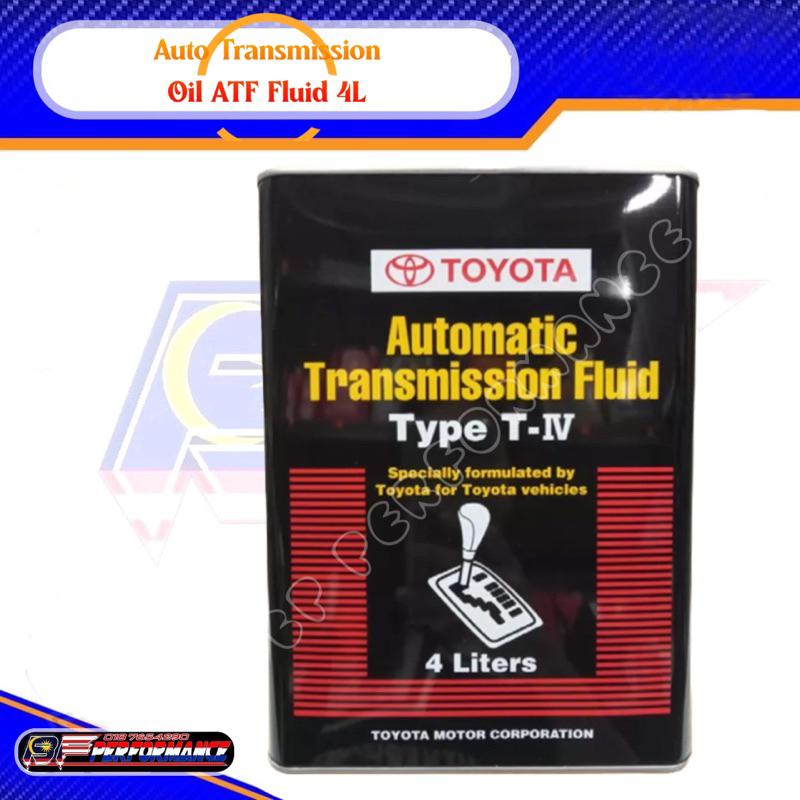 100% Original toyota Type-IV Auto Transmission Oil ATF Fluid 4L BF ...