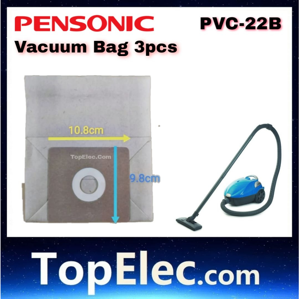 PENSONIC PVC-22B VACUUM BAG VACUM CLEANER PAPER BAG VAKUM PVC22B 22B ...