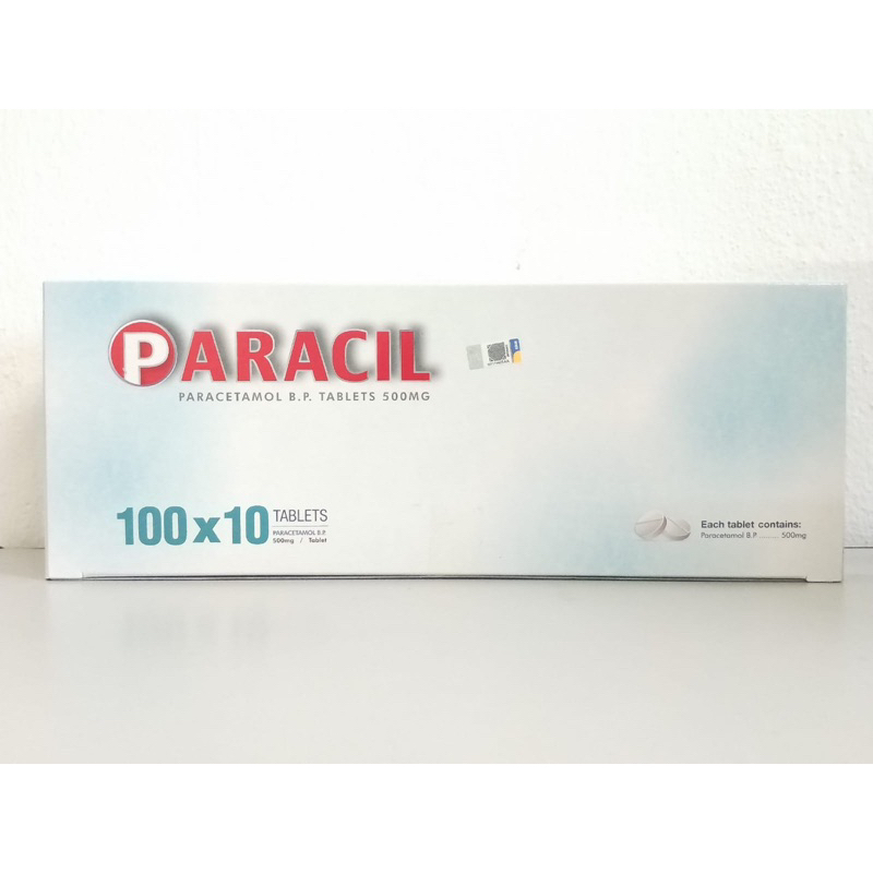 PARACIL PARACETAMOL 1 TABLET 10 PCS 500mg EXPIRED 2025 crazy price ...