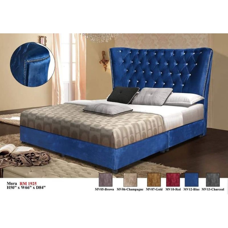 KATIL QUEEN Chesterfield BP DESIGN (BEDFRAME MEWAH) | Shopee Malaysia